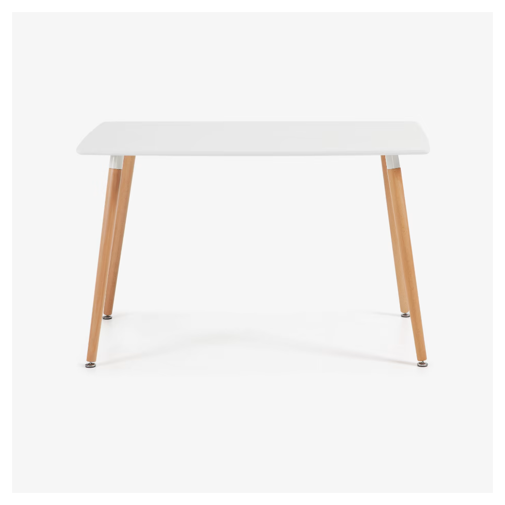 Mesa nórdica rectangular blanca - Ciamo home